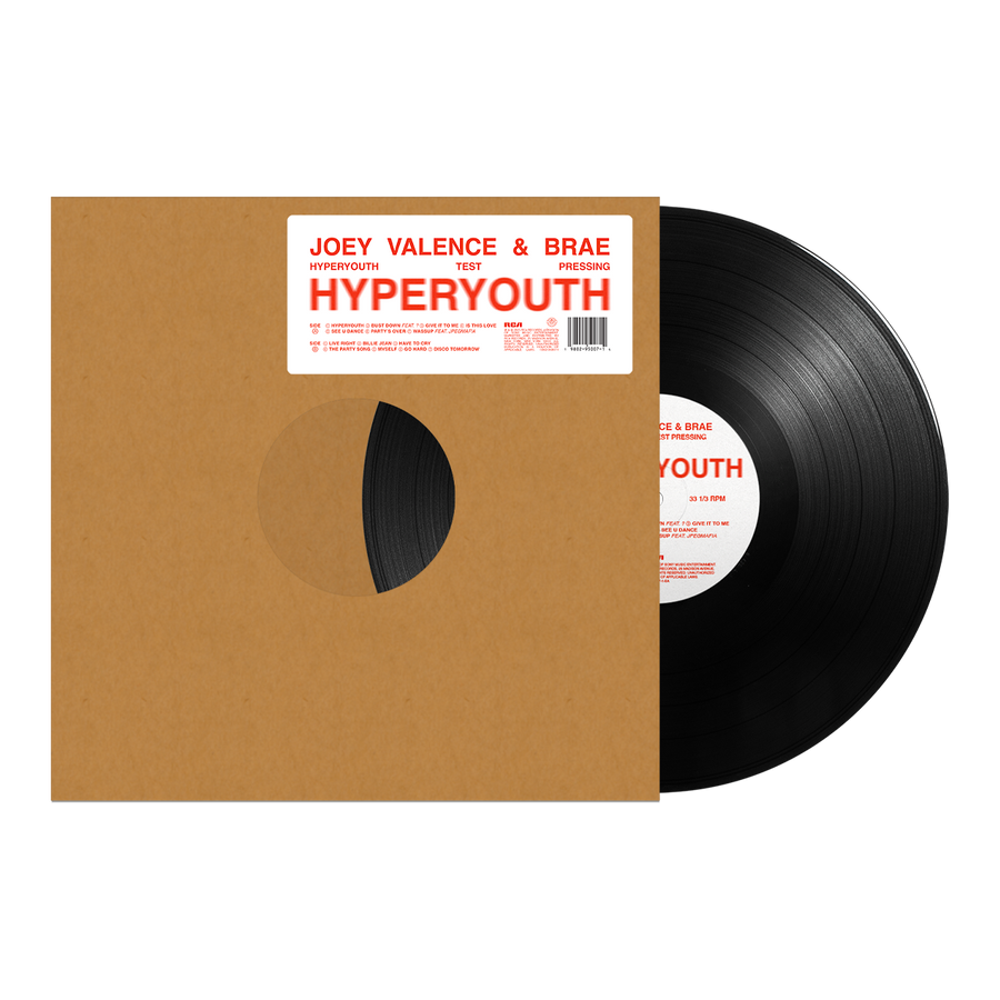 HYPERYOUTH TEST PRESSING EDITION VINYL – Joey Valence & Brae Store
